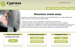 Cypress Resume | Girard Free Library